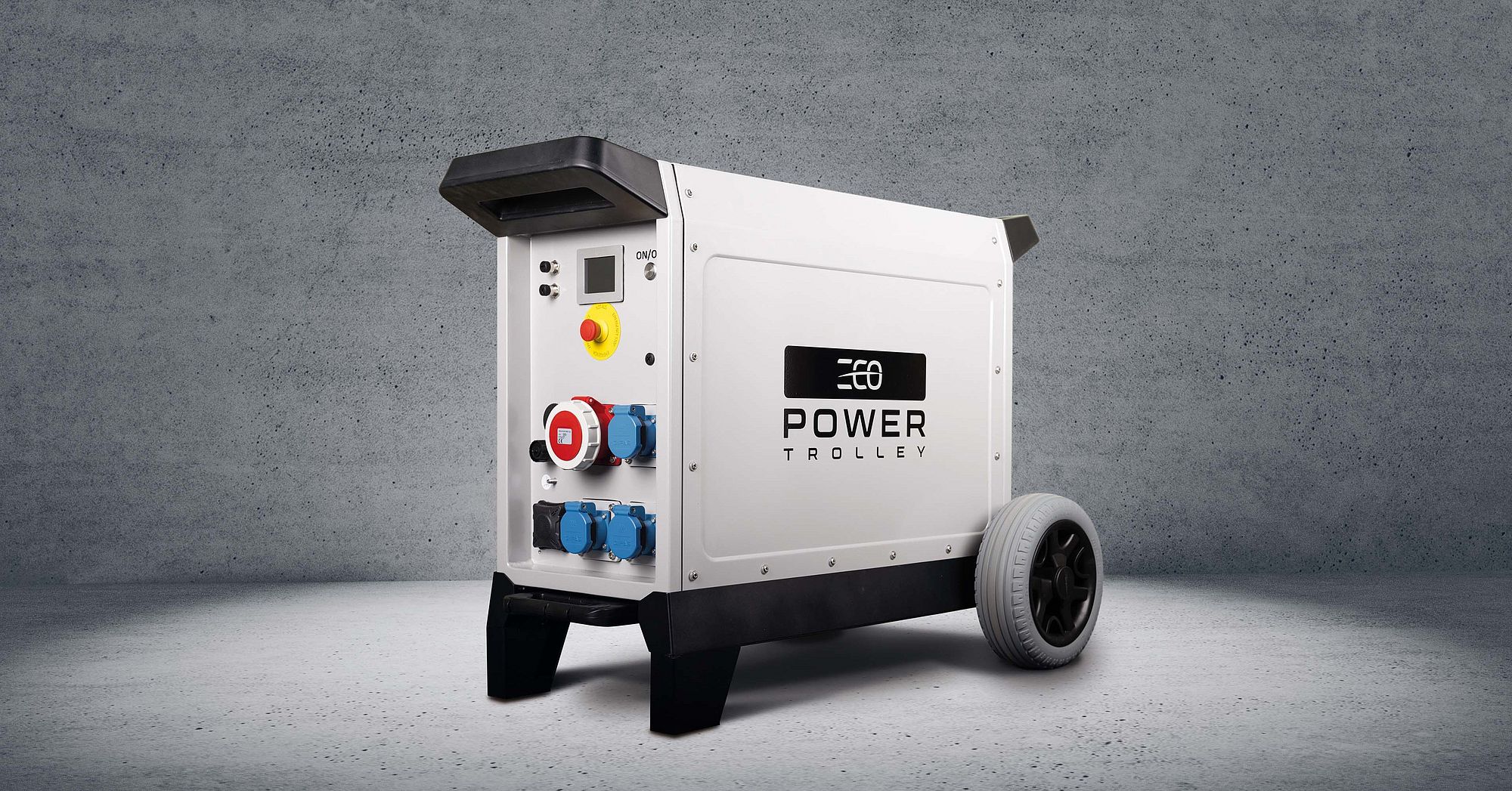 ecoPowerTrolley | Mobile Three-Phase Power for Sites & Events | ecovolta